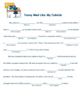 mad libs printable free - FREE Printable HQ