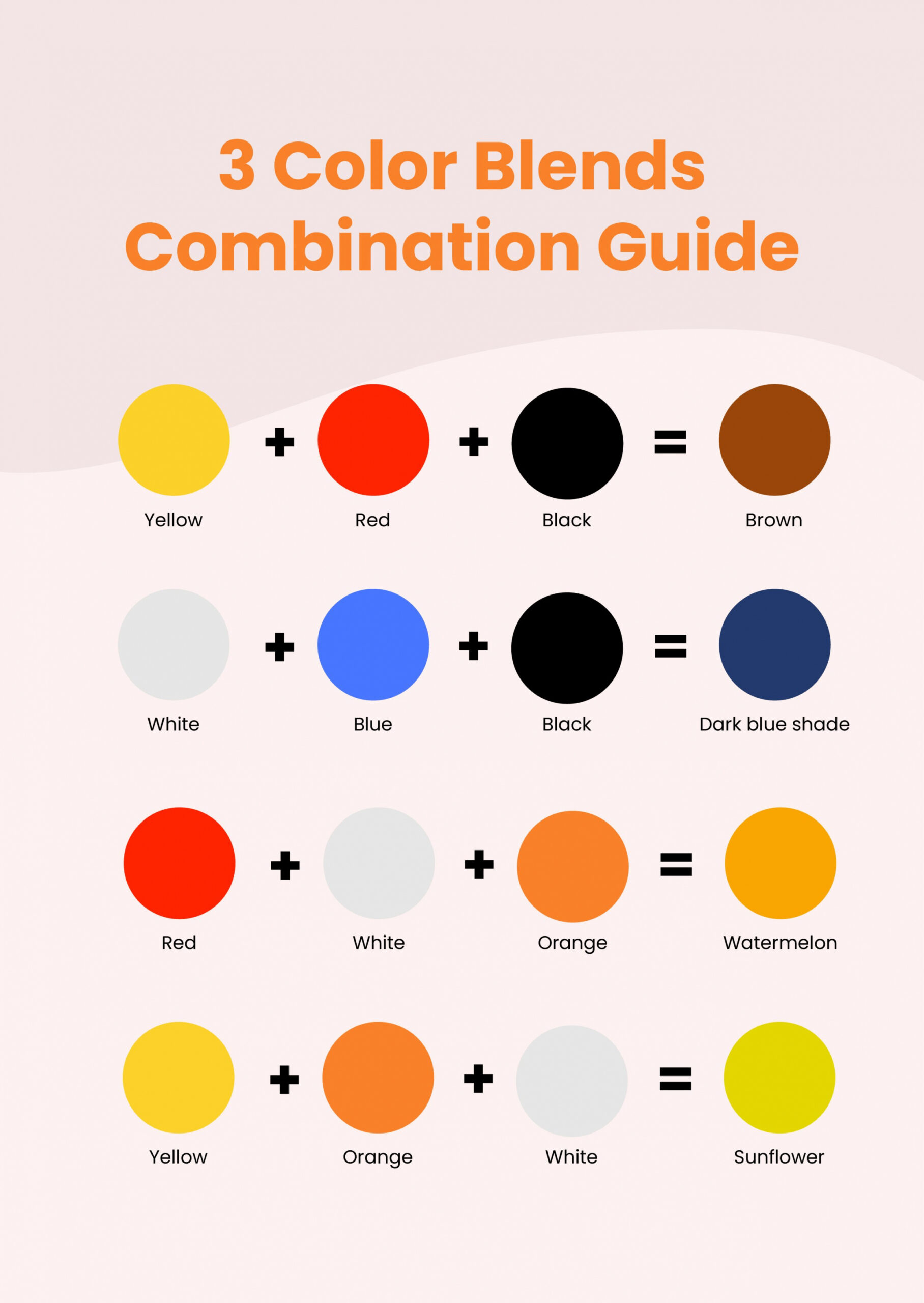 Free Printable Color Mixing Chart FREE Printable HQ