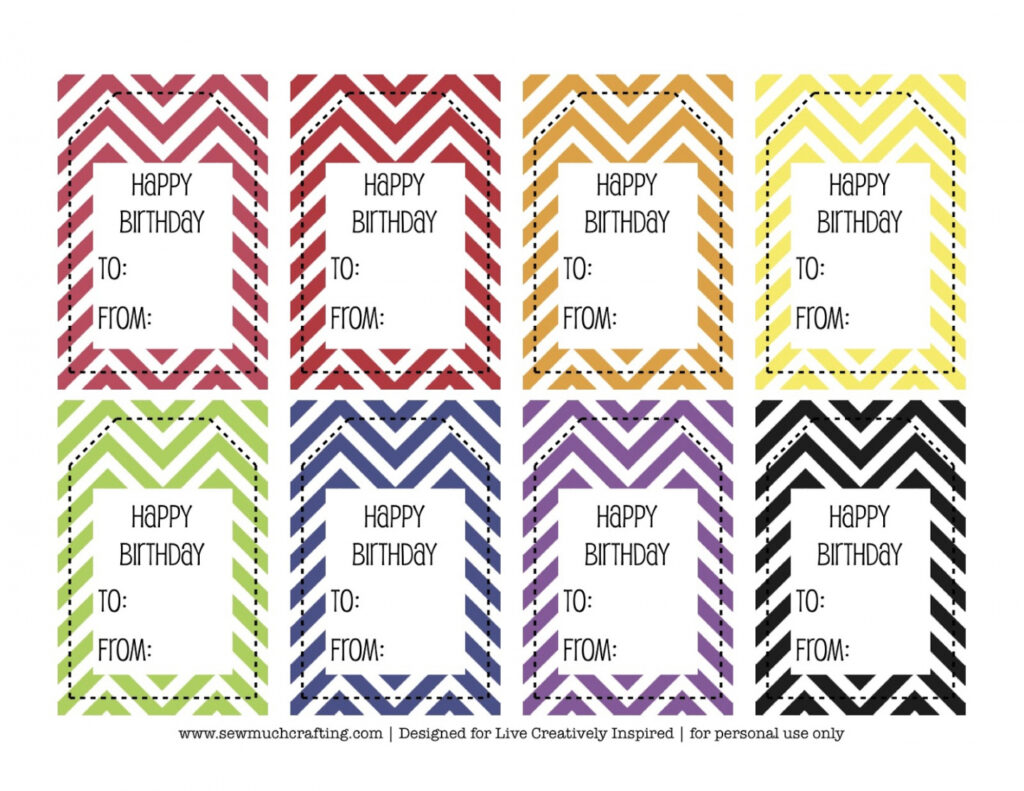 birthday labels free printable - FREE Printable HQ