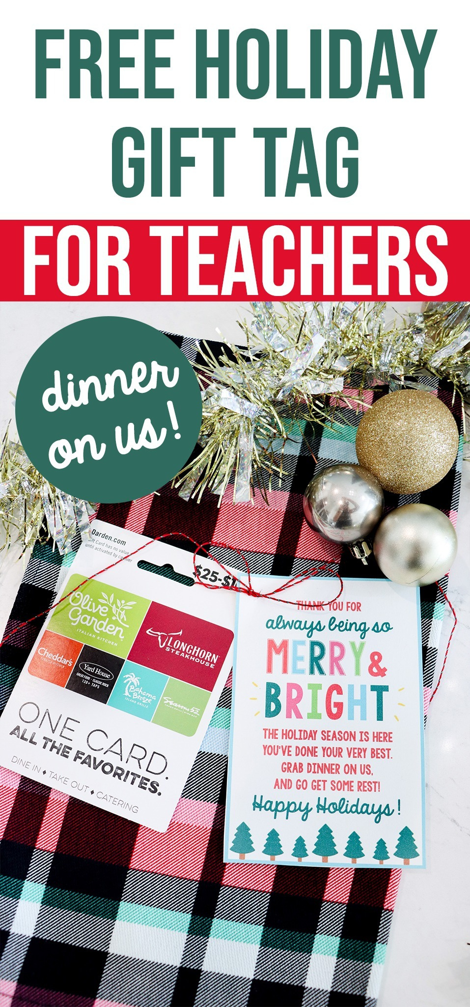 Free Printable Teacher Christmas Gift Tags FREE Printable HQ Free Printable Teacher Christmas Gift Tags FREE Printable HQ
