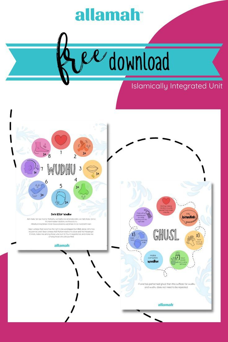 Free Printable Wudu Chart | FREE Printable HQ
