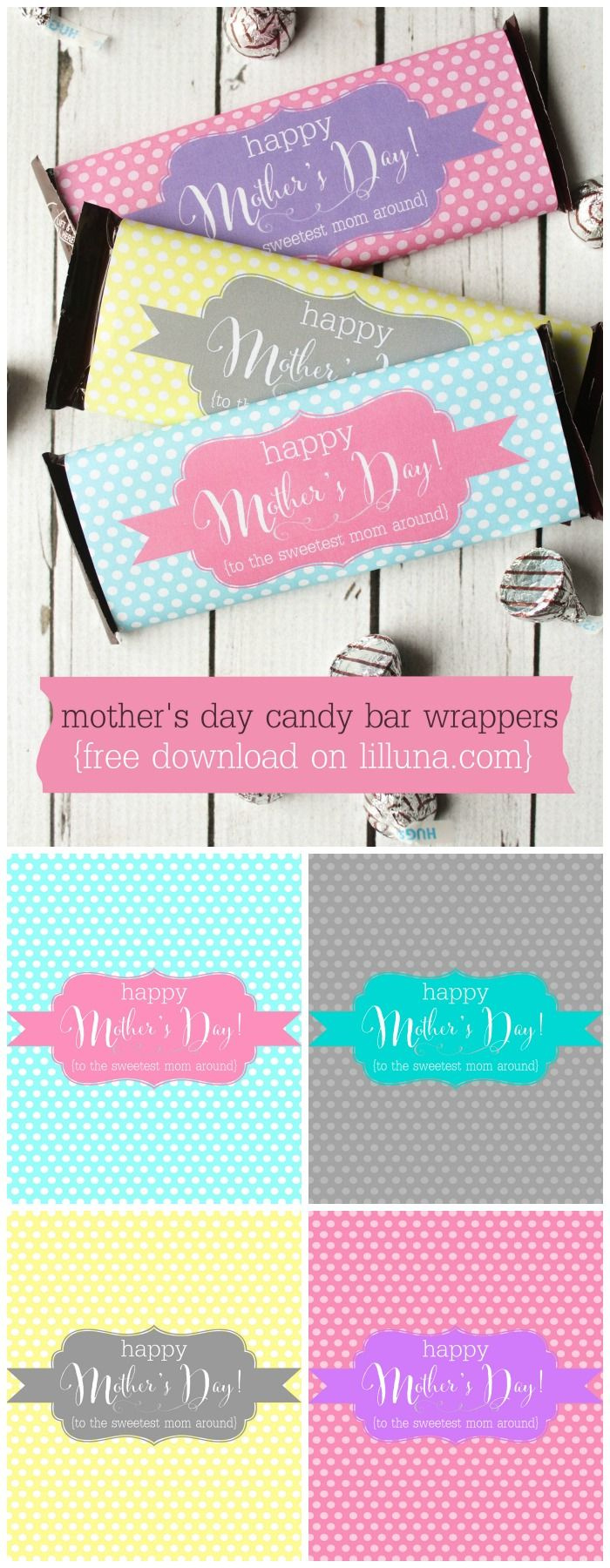 Free Printable Mother’s Day Candy Bar Wrappers | FREE Printable HQ