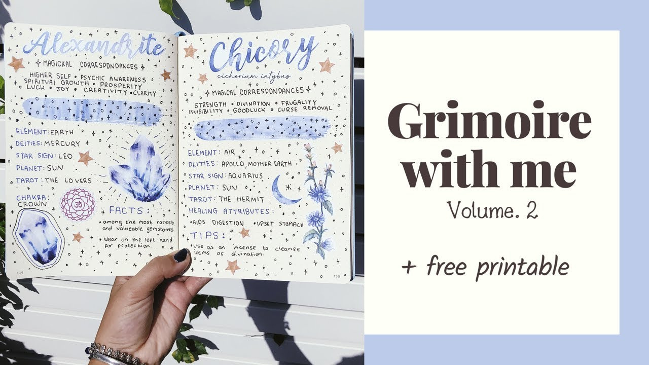 Free Printable Grimoire Pages | FREE Printable HQ