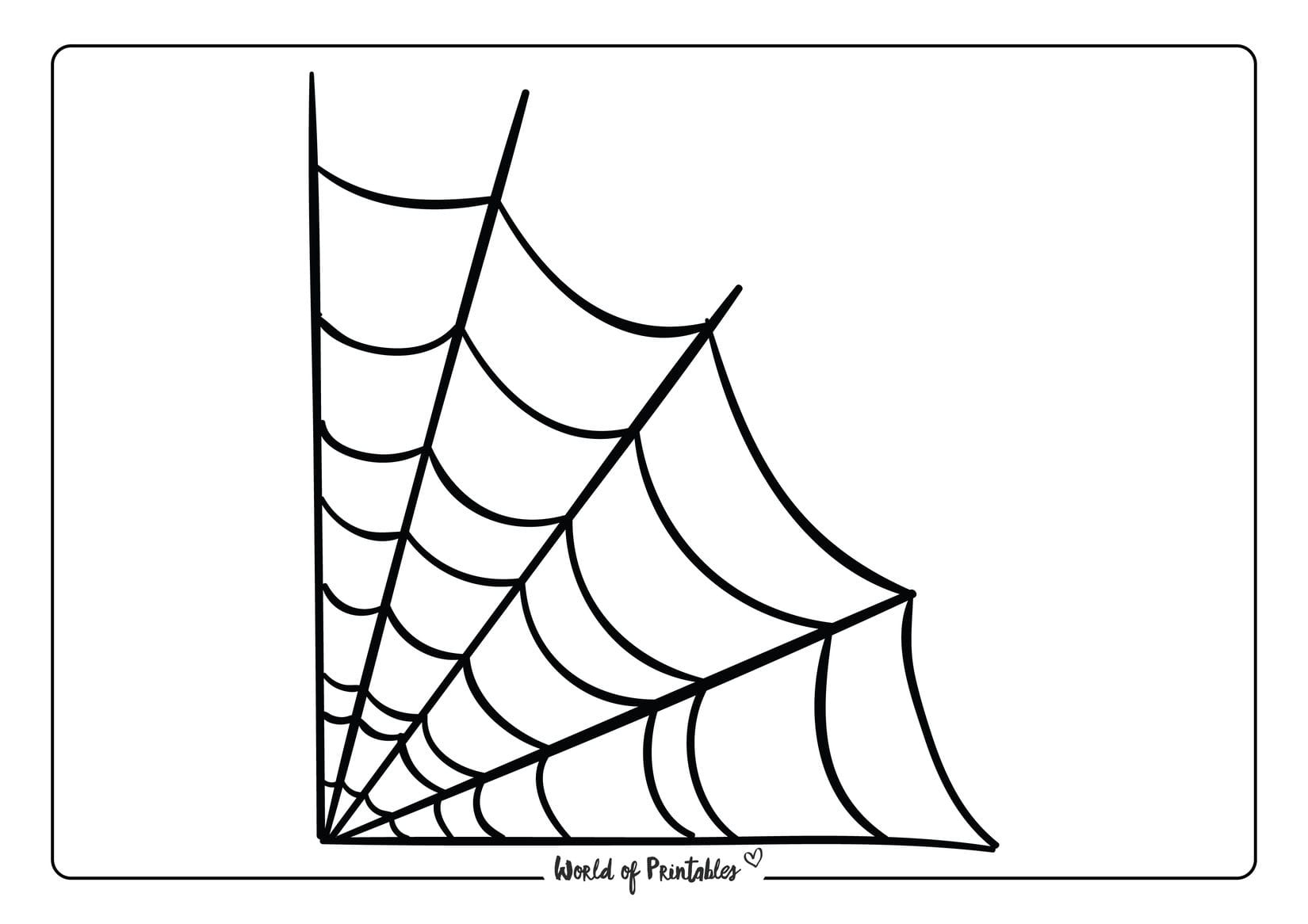 Free Printable Spider Web Template | FREE Printable HQ