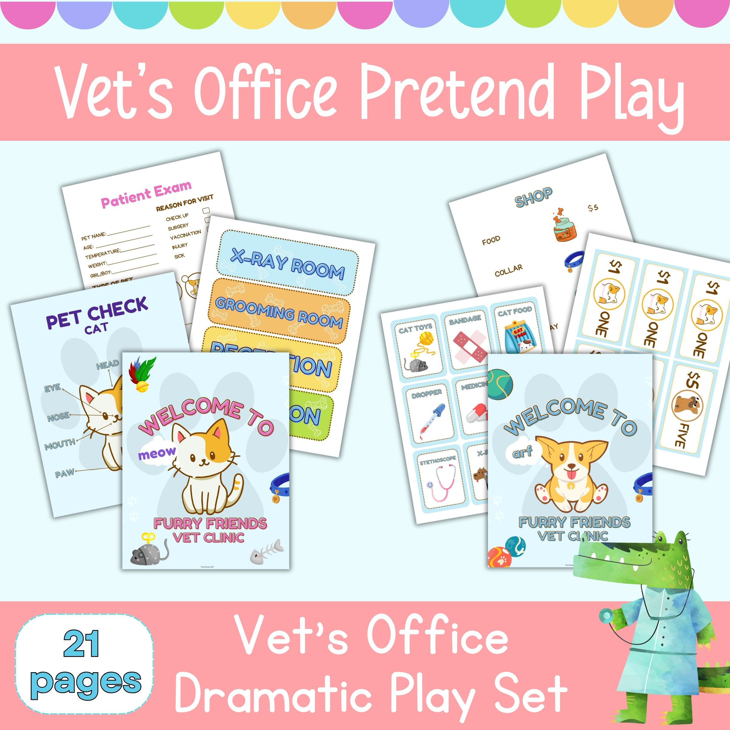 Vet Clinic Dramatic Play Free Printables | FREE Printable HQ