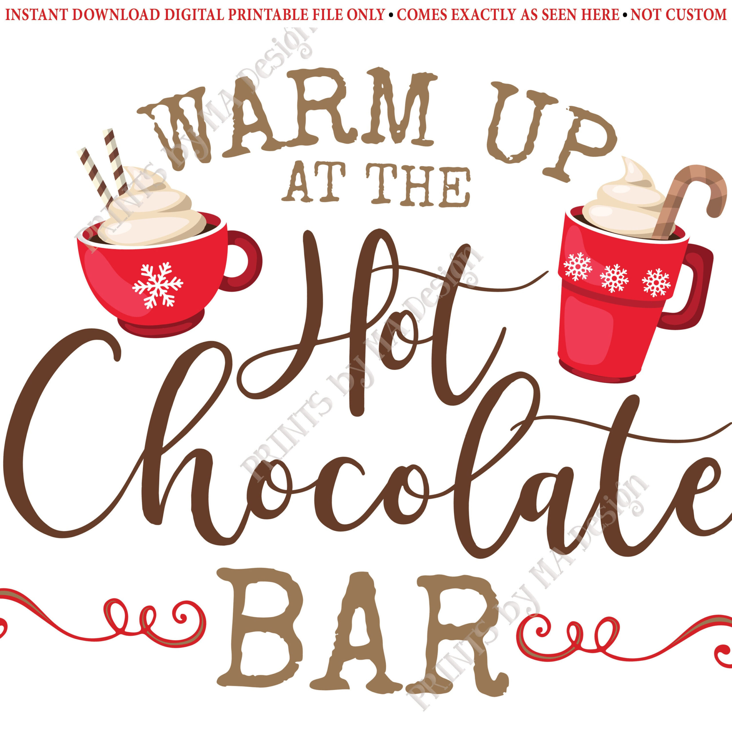 Hot Cocoa Bar Printable Sign | FREE Printable HQ