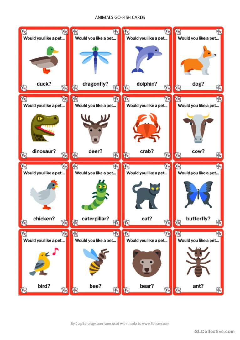 Printable Go Fish Cards | FREE Printable HQ