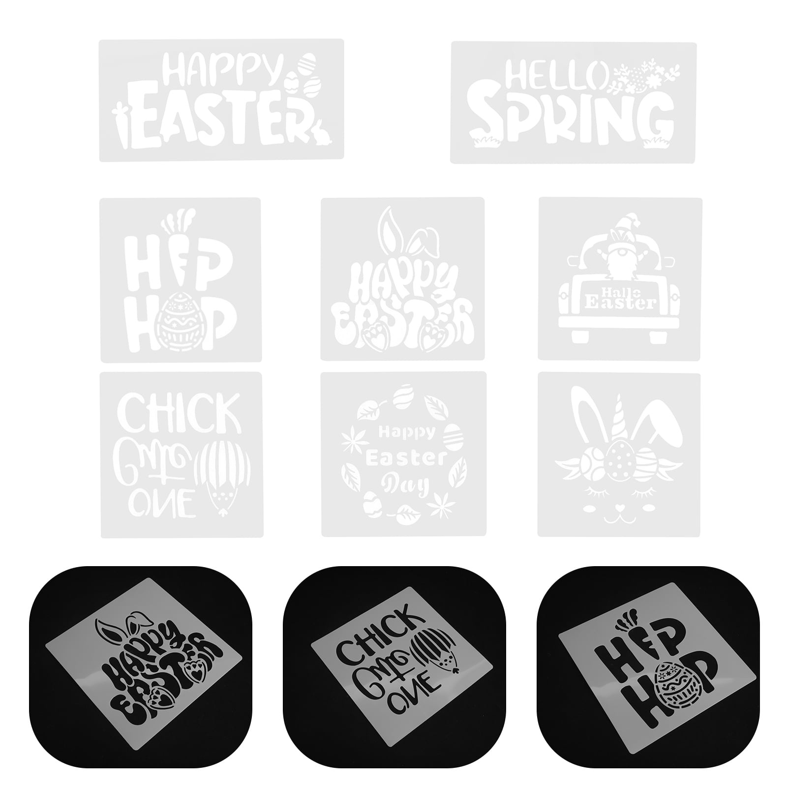 Egg Stencil Easter Eggs Stencil | FREE Printable HQ Easter Stencils For ...