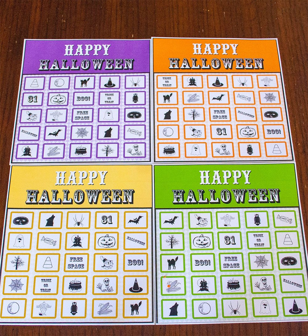 Halloween Bingo 20 Cards | FREE Printable HQ