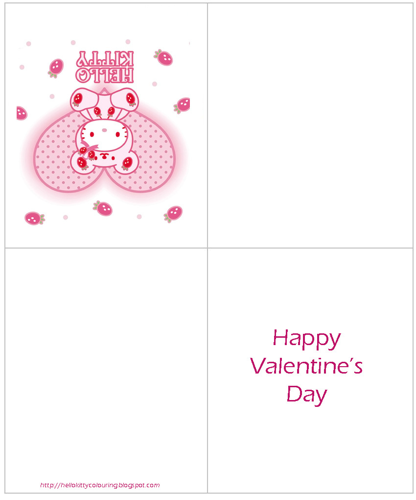 Free Printable Hello Kitty Valentines Day Cards | FREE Printable HQ