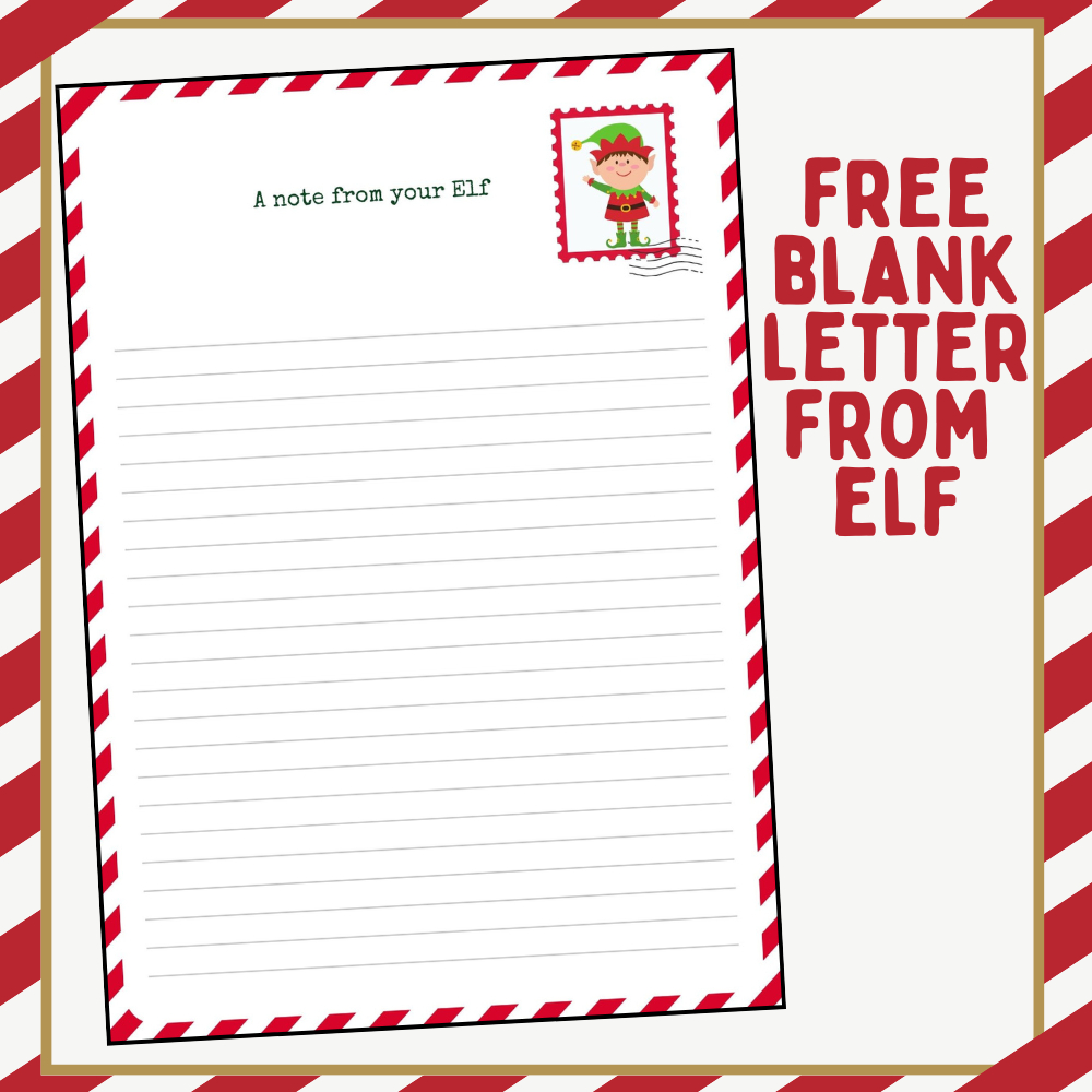 Free Printable Elf Letter Template | FREE Printable HQ