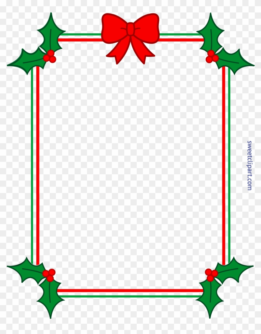 Christmas Border Clip Art Printable | FREE Printable HQ