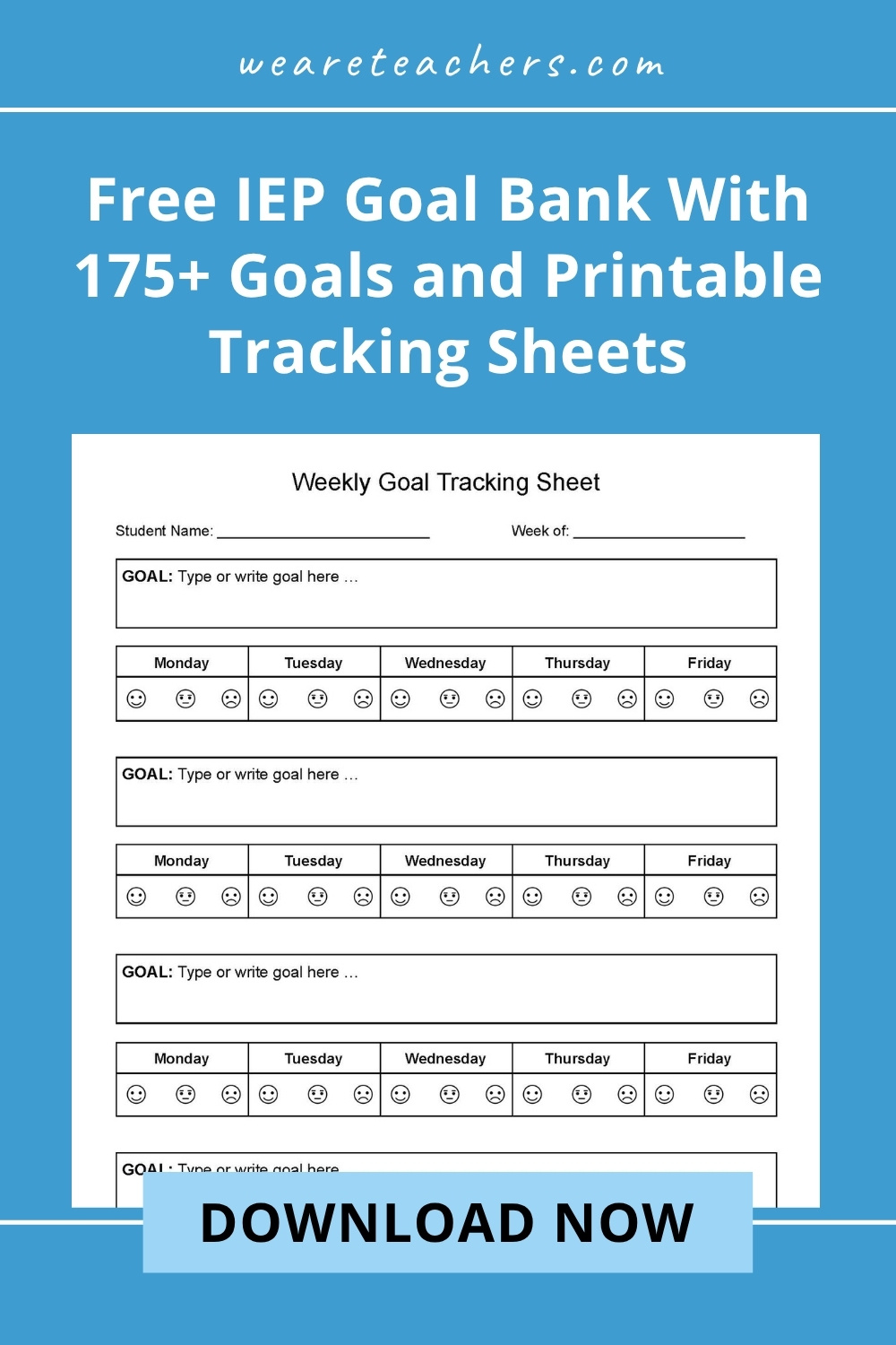 Free Printable Iep Goal Tracking Sheets | FREE Printable HQ